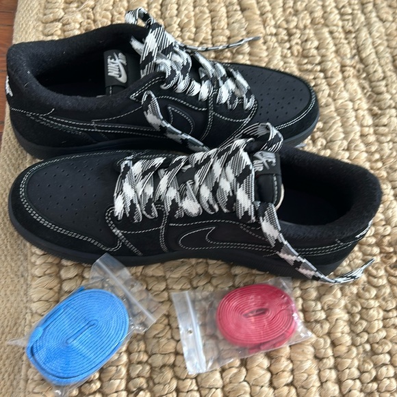 Jordan | Shoes | Nike Air Jordan Retro Low Sp Travis Scott Black ...